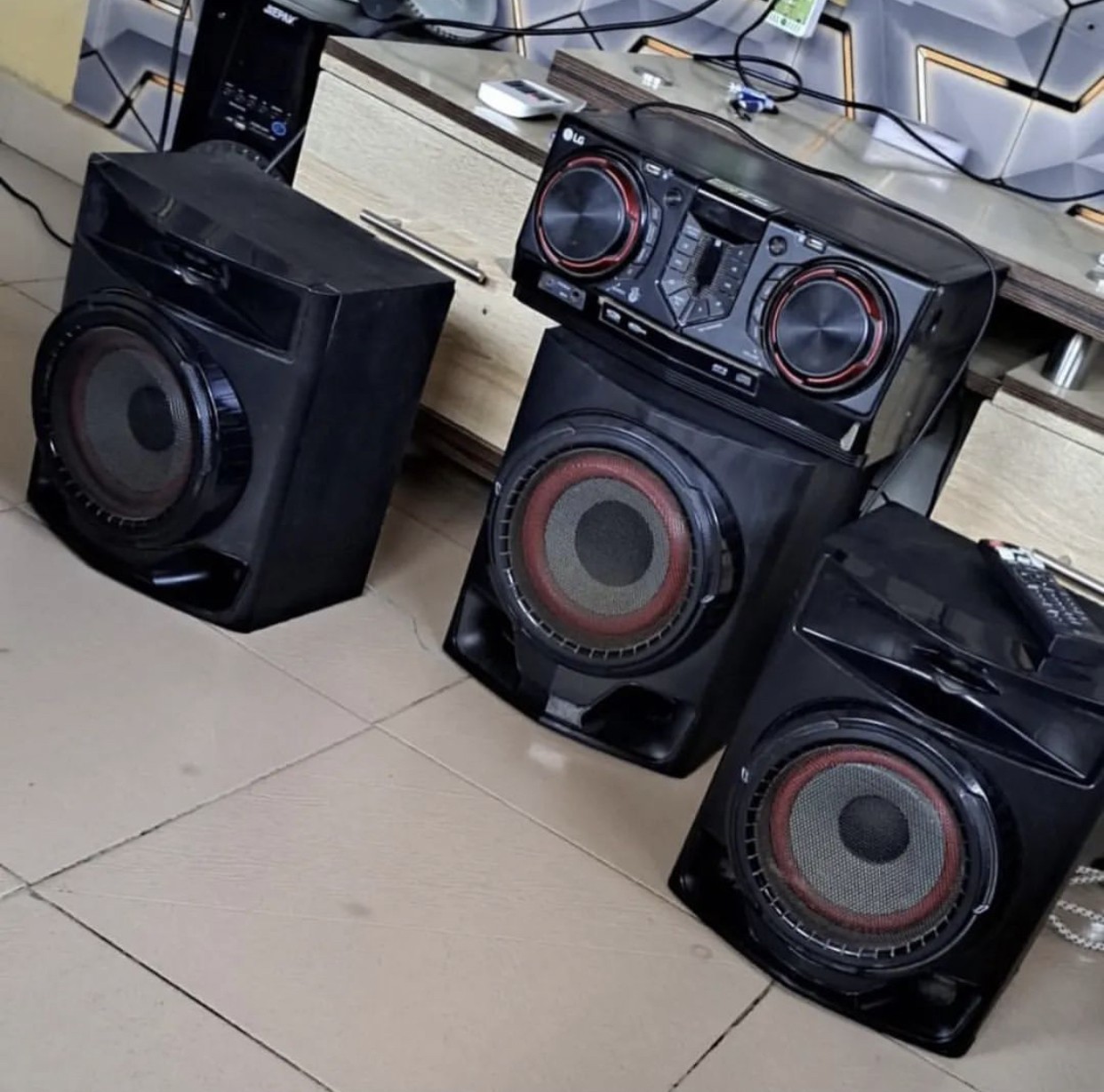3Months Used 720Watts LG XBOOM CJ45 Hi-Fi Sound System For-Sale