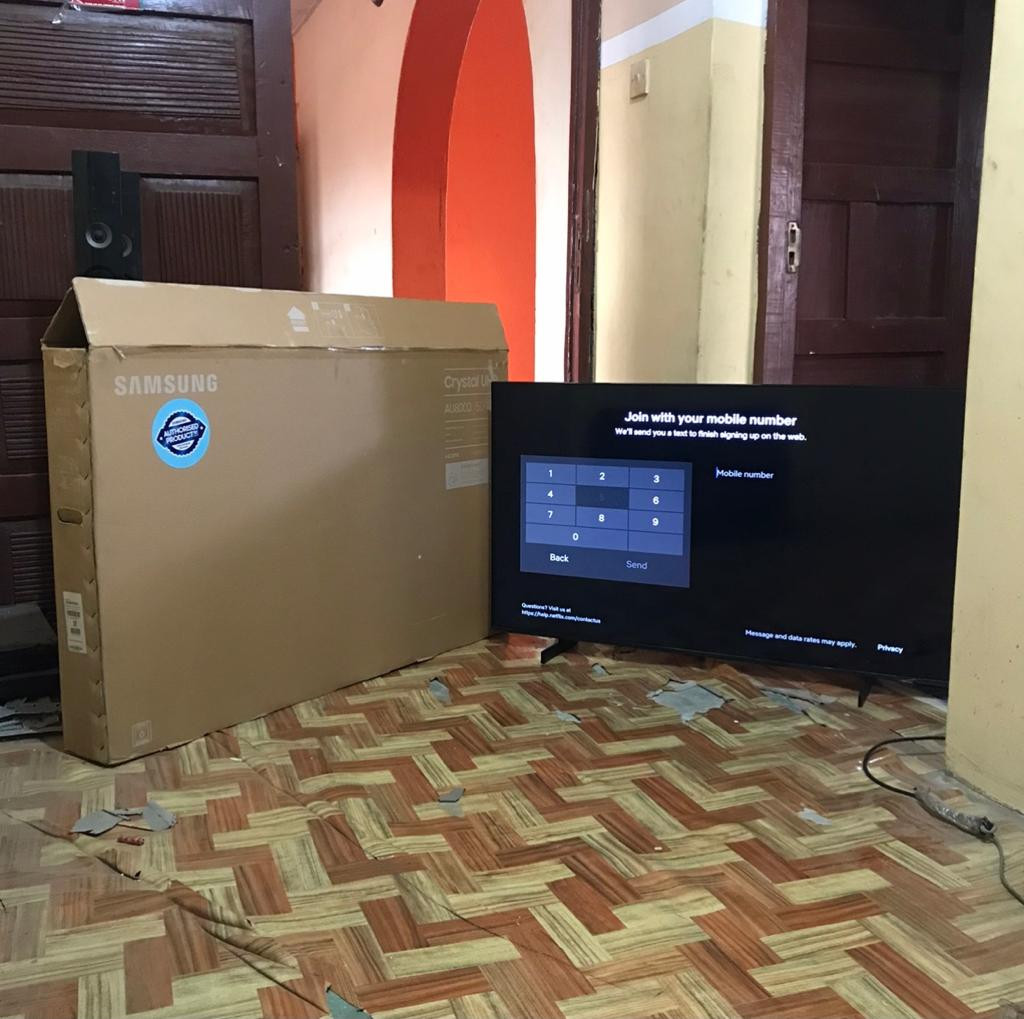 Samsung crystal smart tv