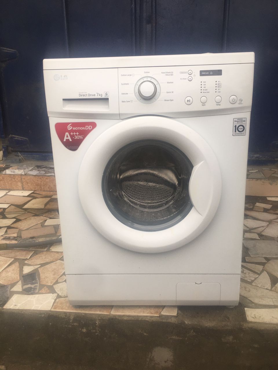 LG 7KG FRONT LOAD INVERTER WASHING MACHINE